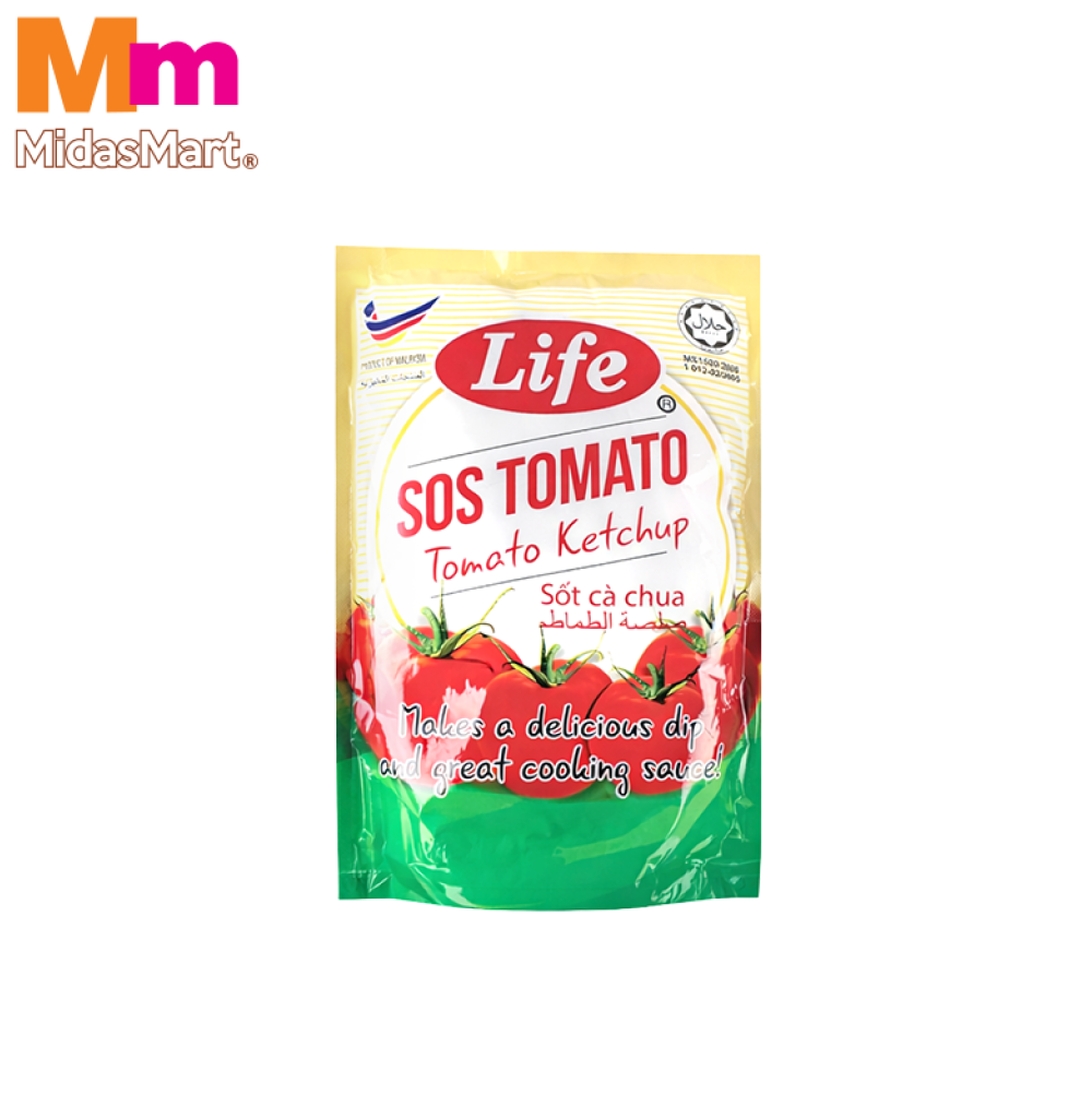 LIFE TOMATO KETCHUP - POUCH (1KG)