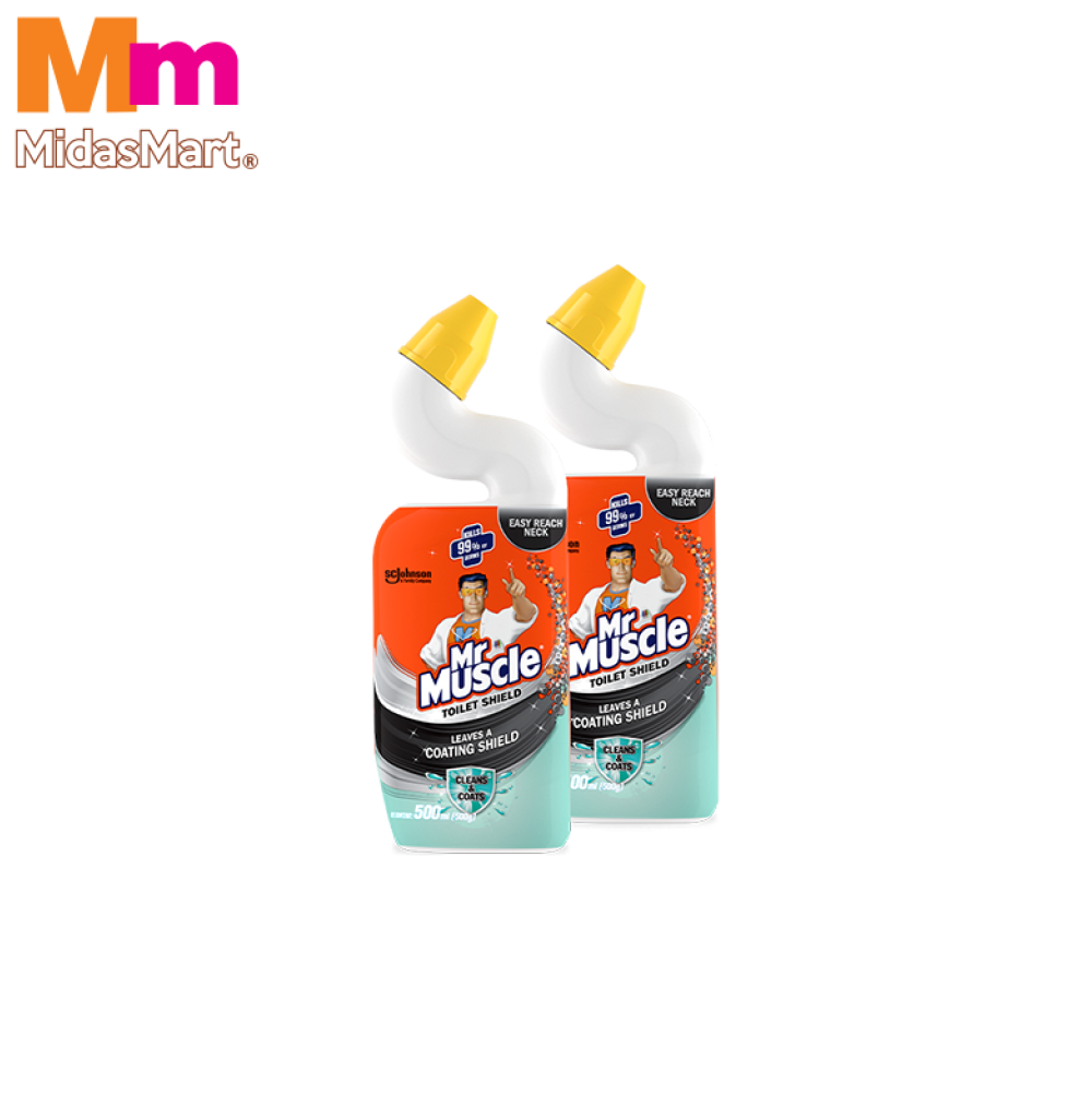 MR. MUSCLE TOILET SHIELD TWIN PACK (2 X 500ML)