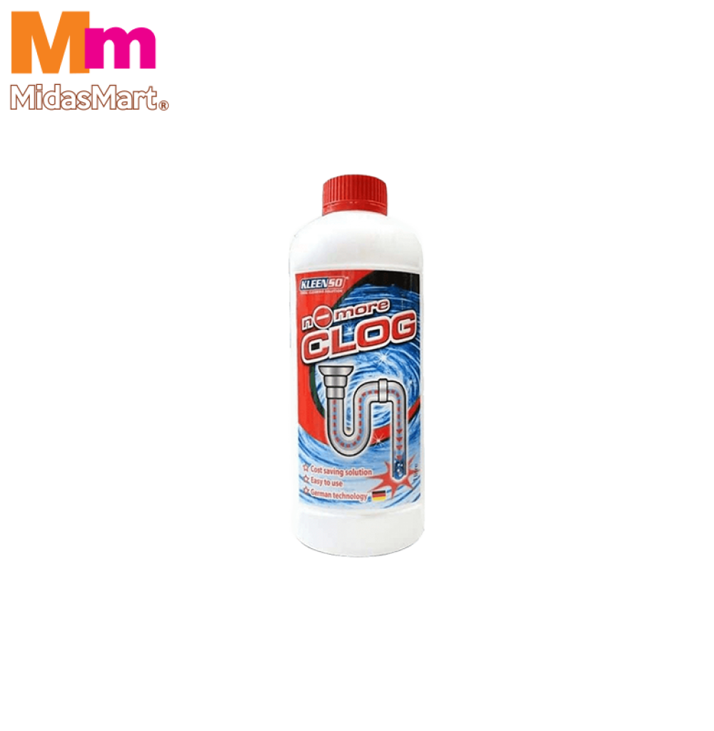 KLEENSO NO MORE CLOG DRAIN LIQUID (1L)