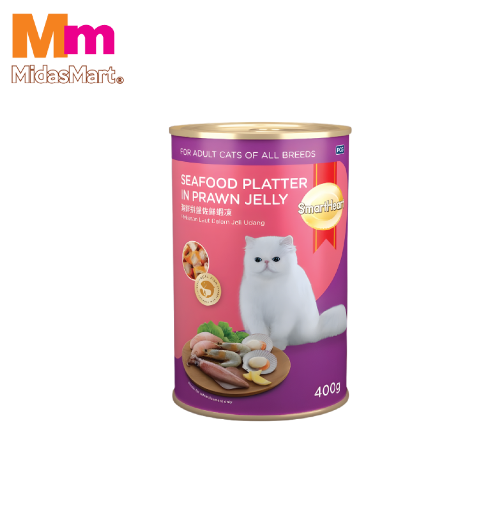 SMART HEART CAT CANNED FOOD - SEAFOOD PLATTER IN P
