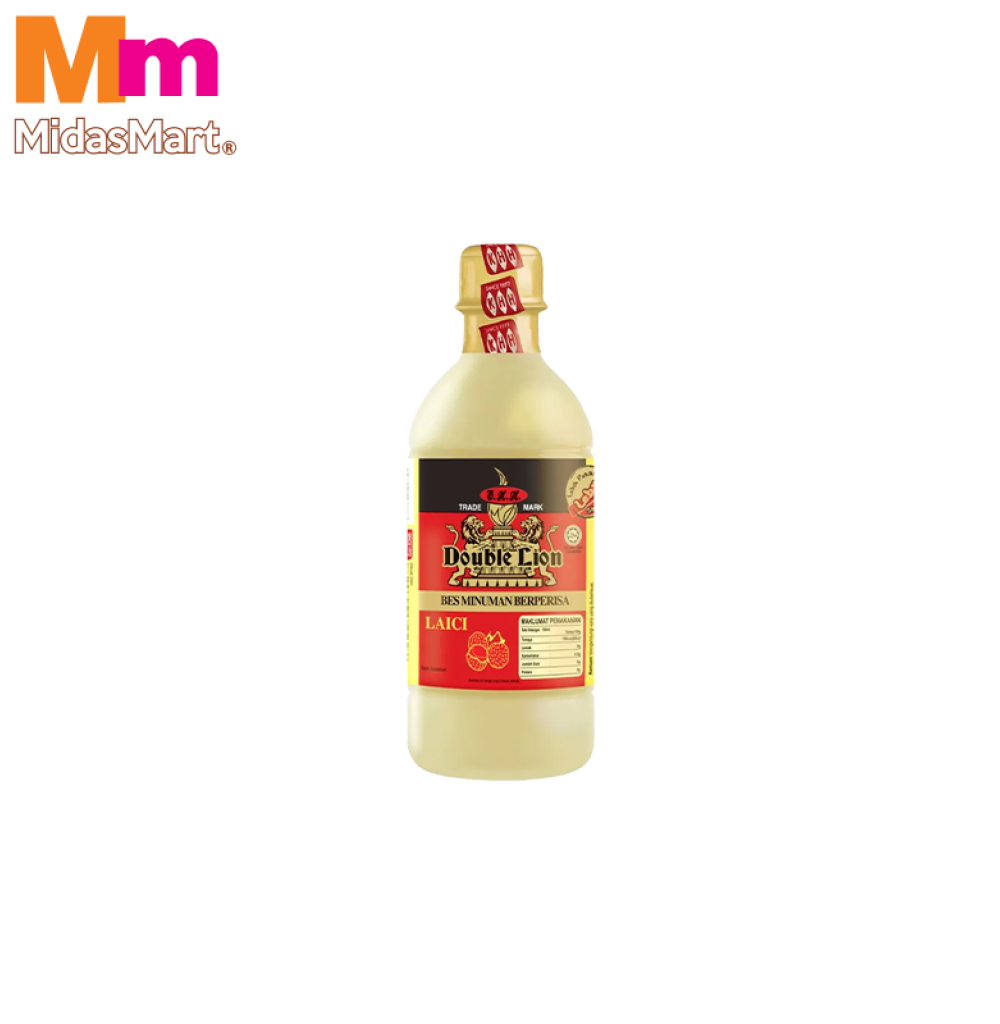 DOUBLE LION FLAVOURED CONCENTRATE LYCHEE (495ML)
