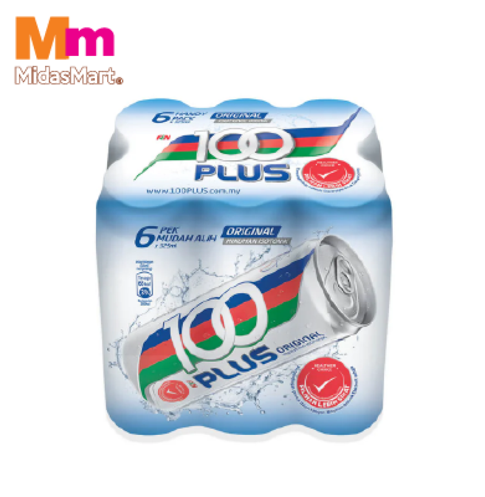 100 PLUS CAN ORIGINAL 6 X 325ML