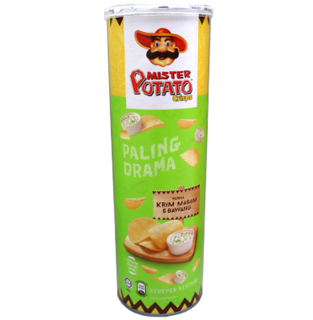 MR POTATO CRISPS S/CRM&O 1 X 125G