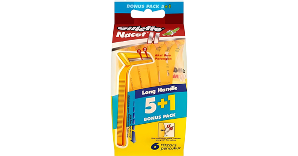 GILLETTE NACET II DISPOSABLE (6 PIECES)