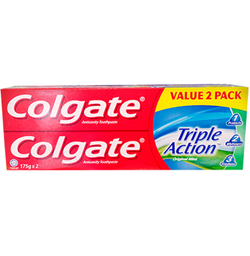 COLGATE T/PASTE TRI-ACTION T/P 1X2X175G