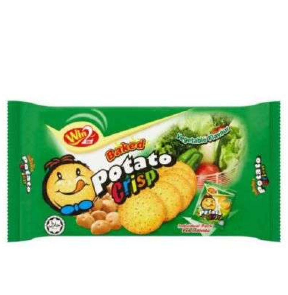 WIN2 POTATO CRISP VEG FLAVOUR 1X100G