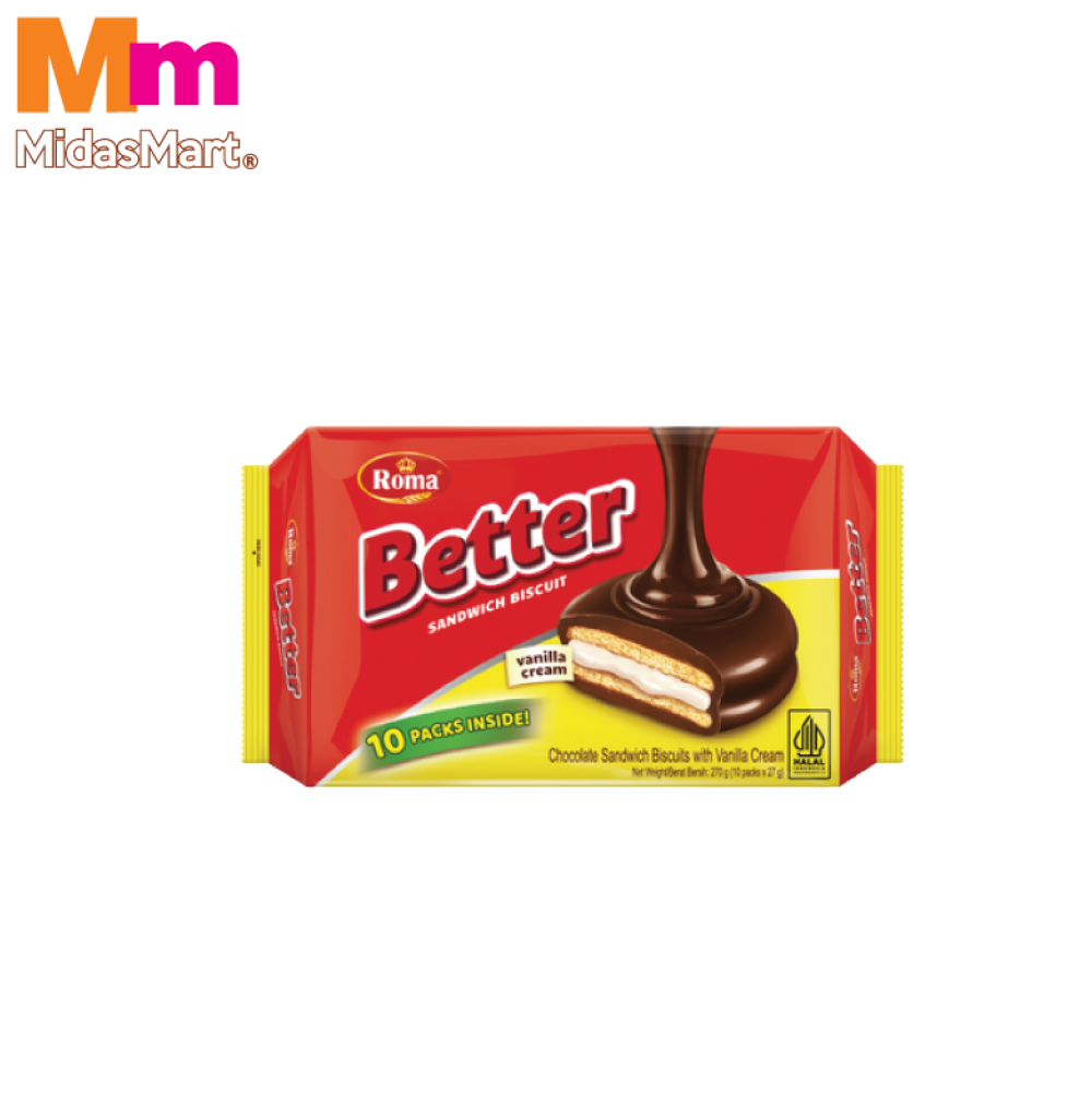ROMA BETTER VANILA 1X10X27G