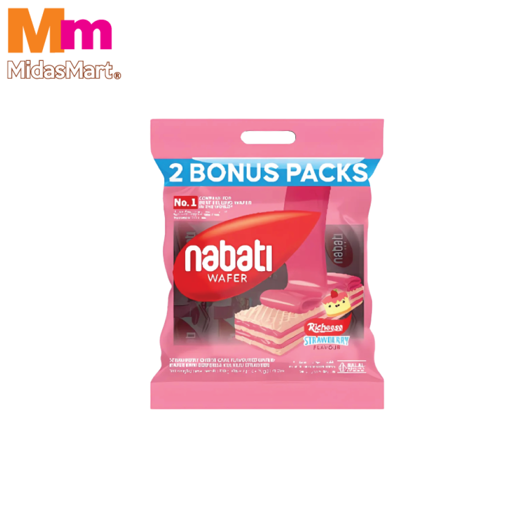 NABATI STRAWBERRY WAFER VALUE PACK (18X20G)