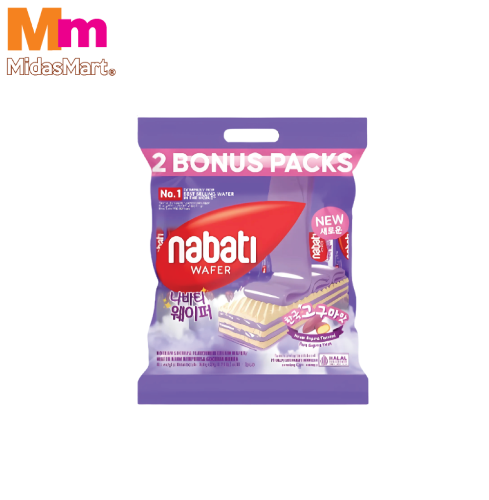 NABATI GOGUMA KOREAN SWEET POTATO WAFER (18 X 20G)