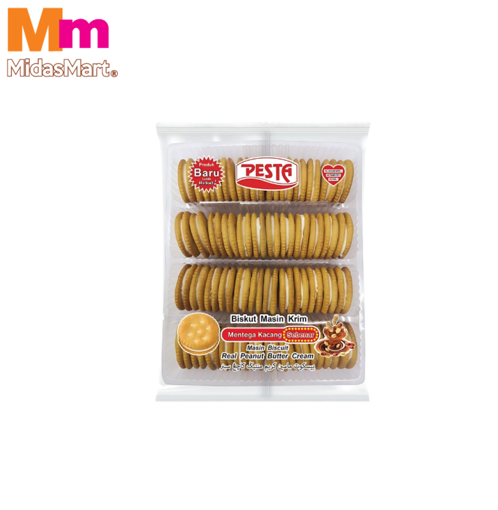 PESTA BISKUT MASIN PEANUT BUTTER (300G)