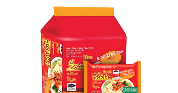 SERDA INSTANT NOODLES TOM YAM SHRIMP FLAVOR (5X60G)
