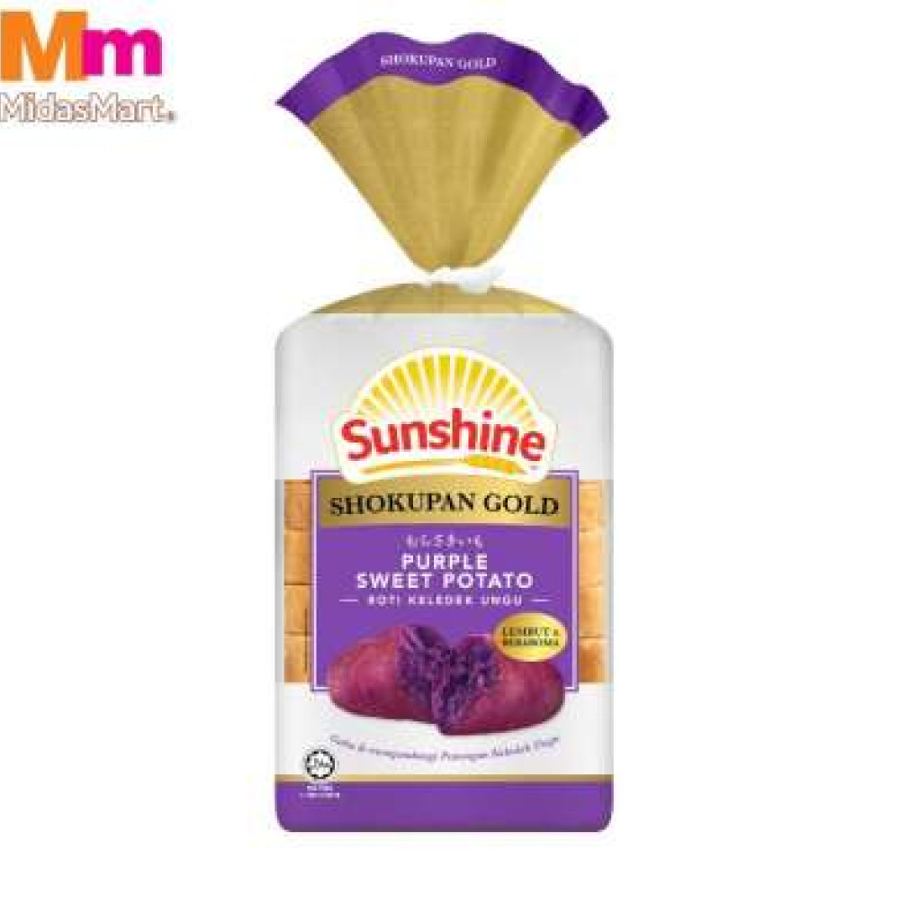SUNSHINE SHOKUPAN GOLD PURPLE SWEET POTATO LOAF (300G)