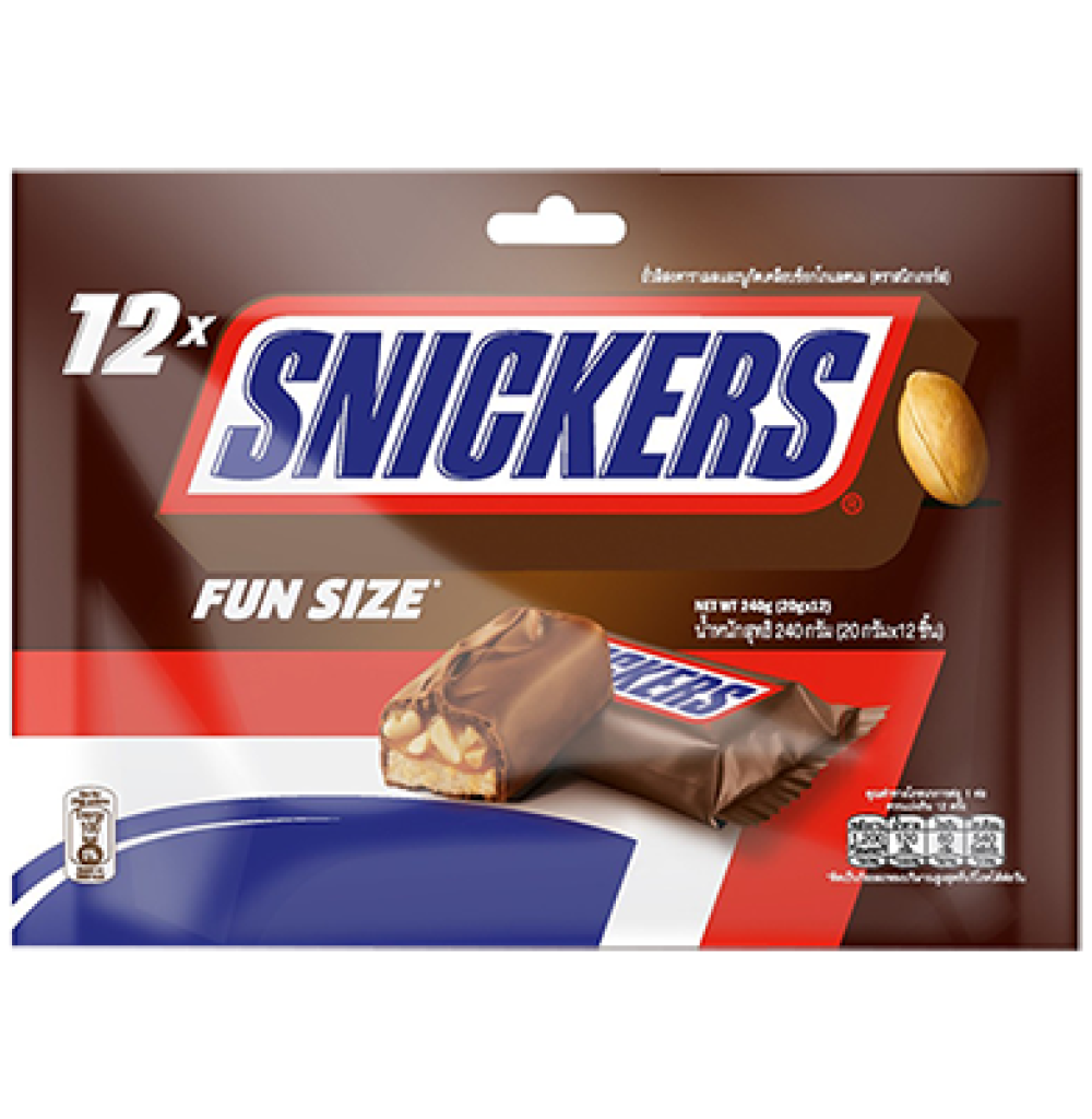 SNICKERS PEANUT FUNSIZE 240G 1X240G
