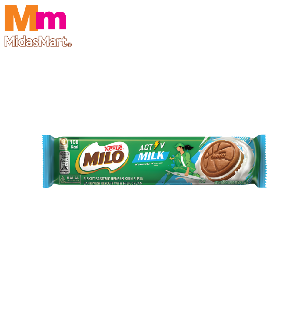 MILO MILK CHOCOLATE MALT BISCUITS (104G)