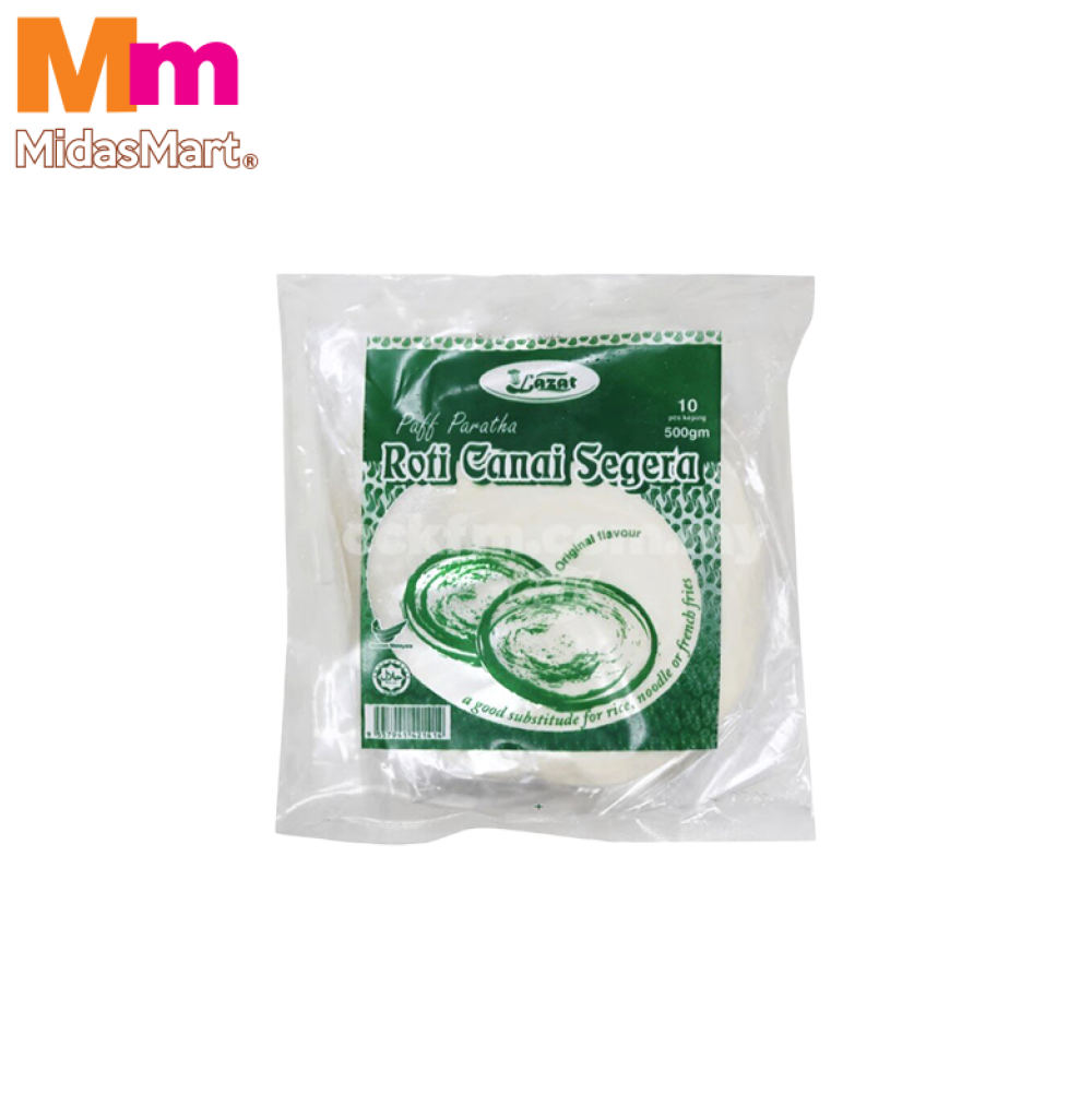 LAZAT ORIGINAL ROTI PARATHA (10S X 500G)