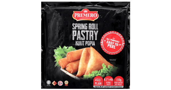 PREMERO SPRING ROLL PASTRY 8.5" (550G)