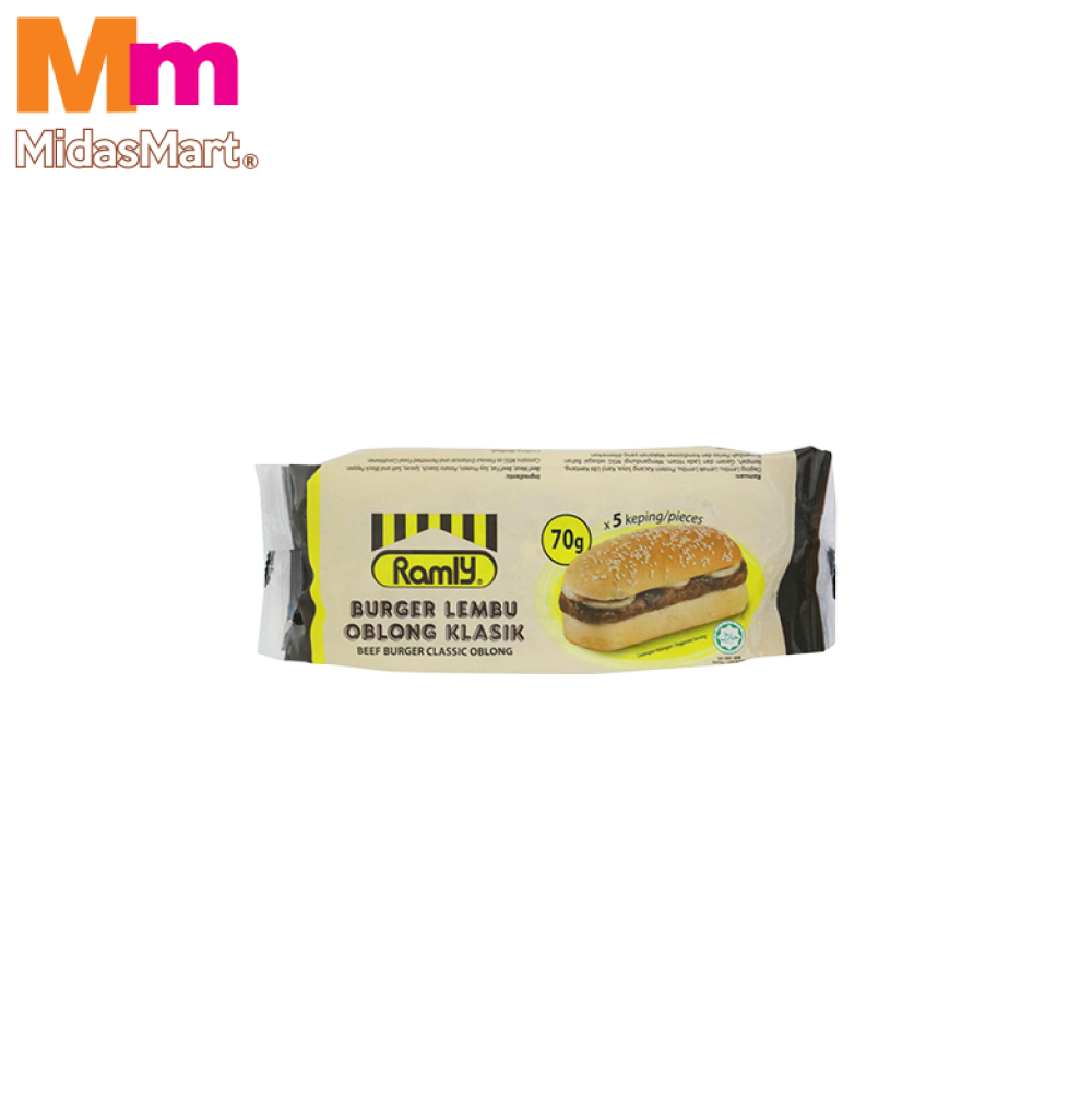 RAMLY BURGER LEMBU OBLONG KLASIK 1X350G