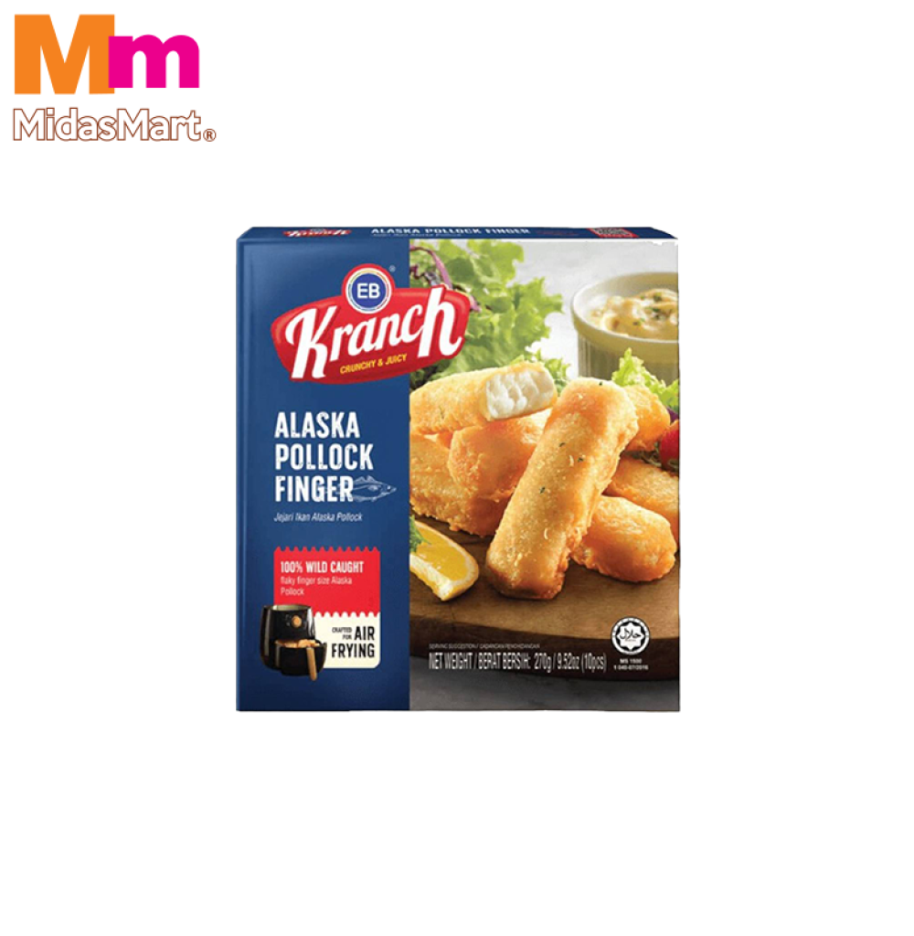 EB ALASKA POLLOCK FISH FINGERS (270G)