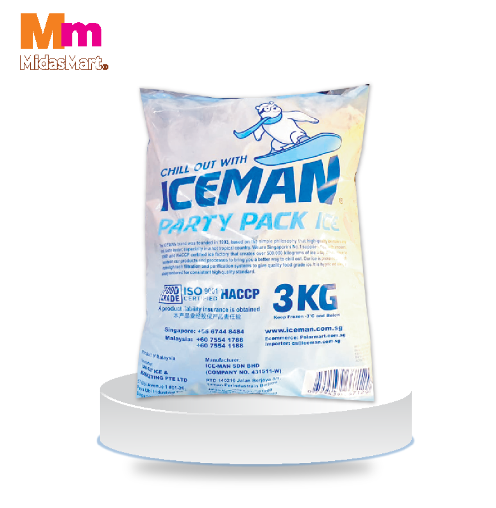 ICEMAN ICE PARTY PACK (3KG)
