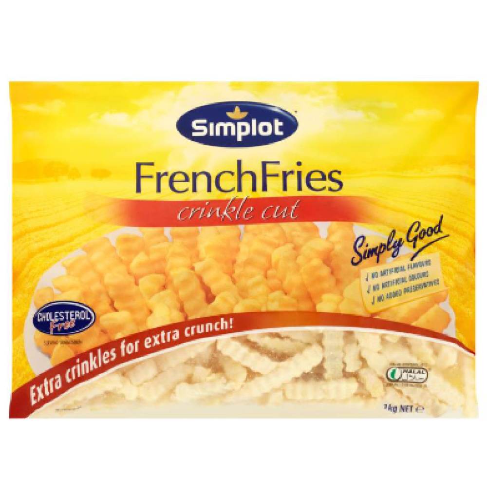 SIMPLOT C/CUT F/FRIES 1X1KG